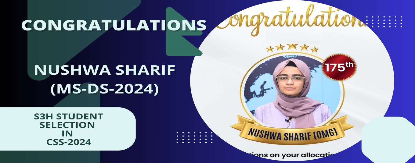 NUST School of Social Sciences and Humanities (S3H)